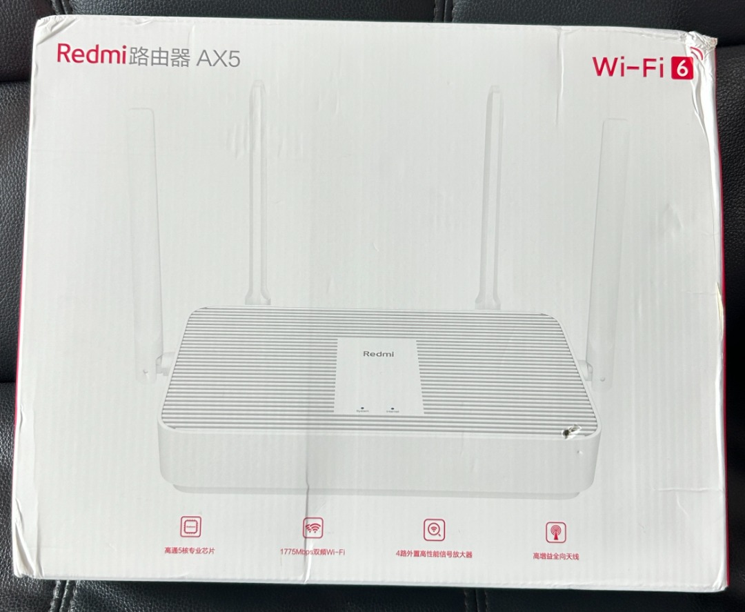 Redmi AX5 Wi-Fi 6 Router (AX1800), Computers & Tech, Parts ...