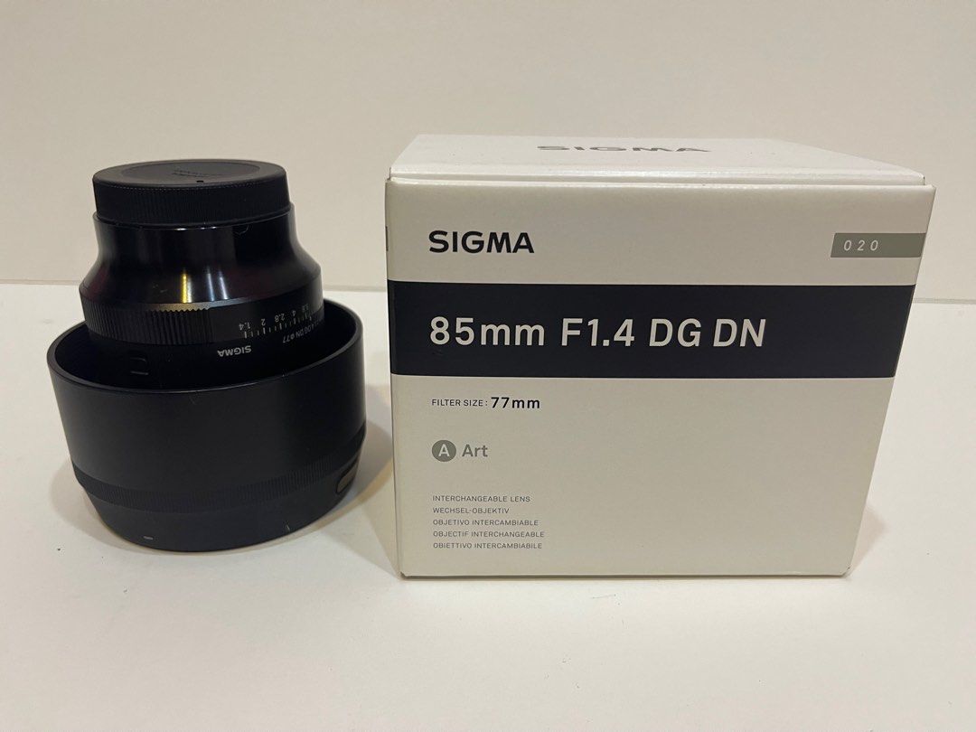Sony Sigma Lens 85mm F1.4 DG DN Art (Sony E- Mount), Photography, Lens ...