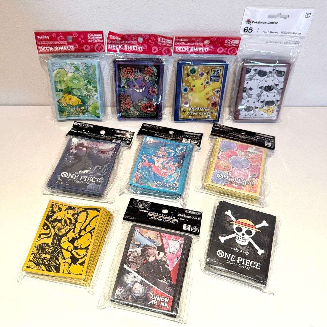 tcg pokemon one piece union arena nikke pikachu gengar wooloo luffy ...
