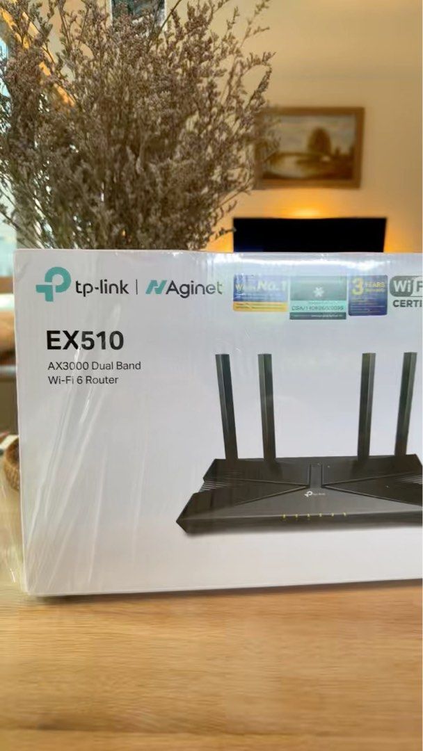TP-Link Archer EX510 AX3000 Dual Band Wi-Fi 6 Router, Computers & Tech ...