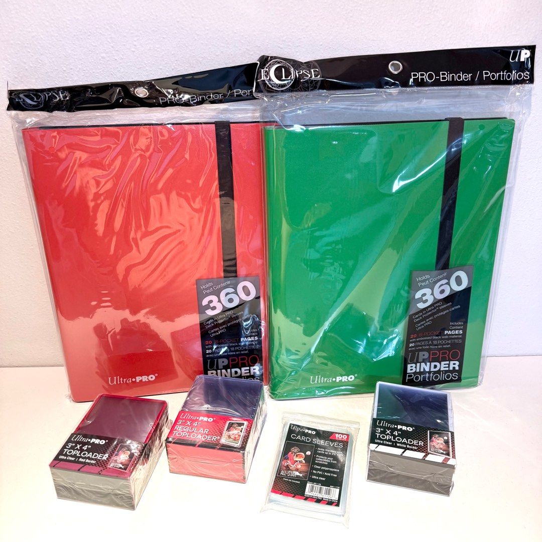 ultra pro 9 pocket album portfolio binder deck box card dragon shield ultimate guard toploader ...