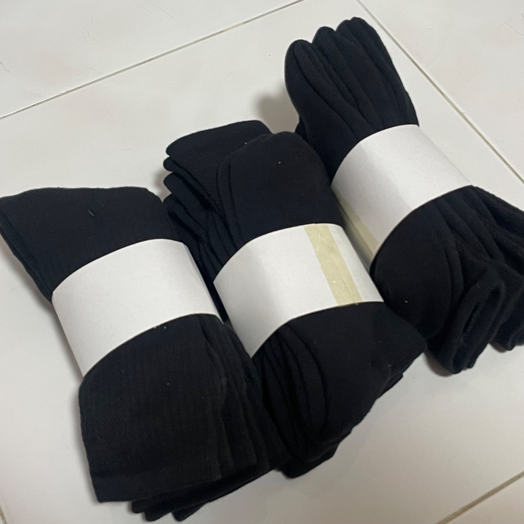 Unisex black long cotton socks saf rsn rsaf dis boots student uniform ...