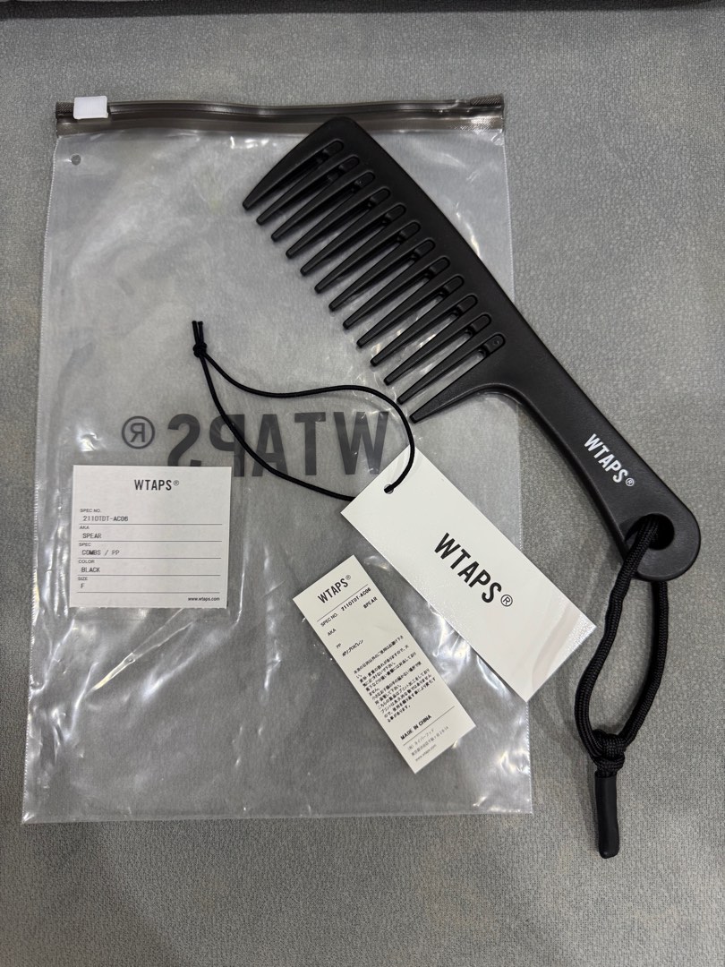 Wtaps big comb black colour, Men's Fashion, Watches & Accessories ...