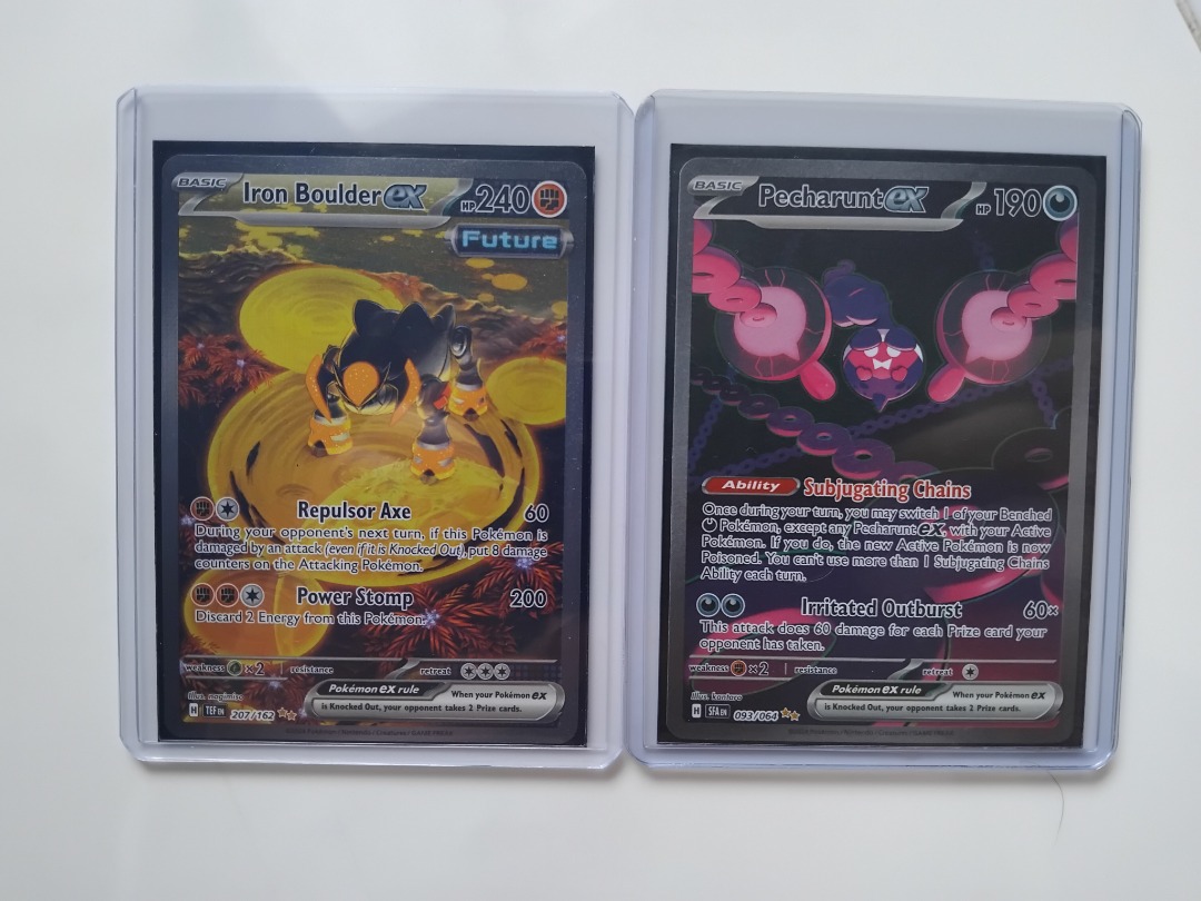 WTT Pokemon Iron Boulder Pecharunt Special Illustration Rare SIR ...