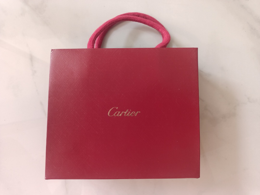100% Authentic Original Cartier Paper Bag, Luxury, Accessories on Carousell
