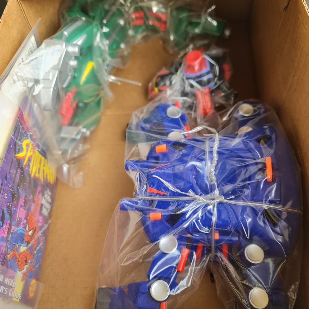 1994 Vintage Toybiz Spider-man Tri-Spider Slayer Vehicles New with ...
