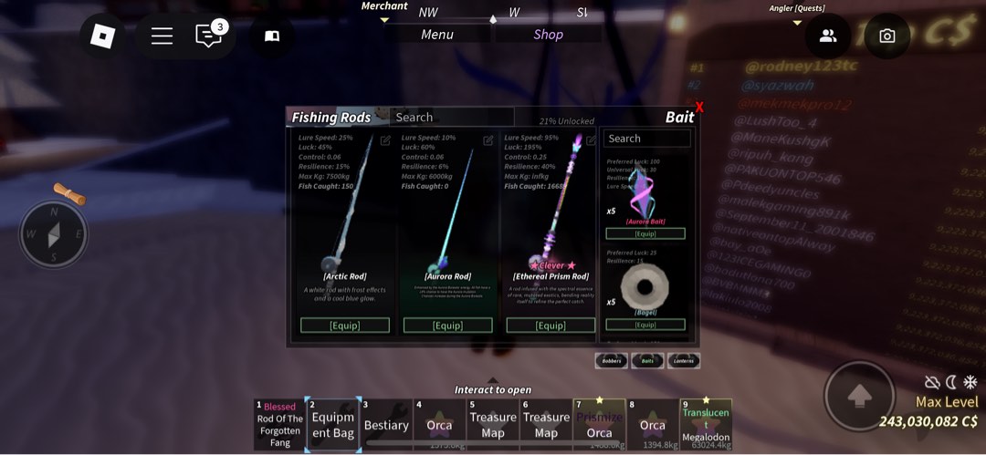 #1 STACKED FISCH MAX LEVEL ACCOUNT, Video Gaming, Video Games, Others ...