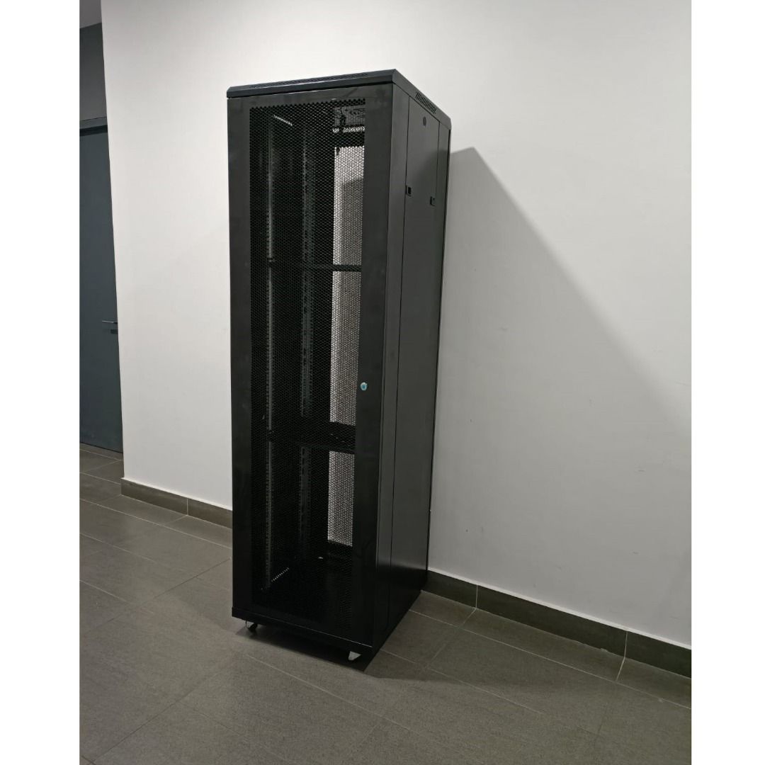 42U 2M Server AV Mobile rack with Double/Single front/back honeycomb ...