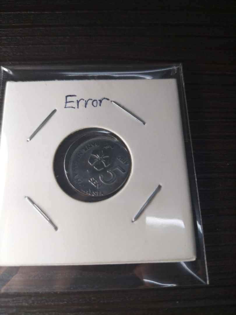 5 cents Error coin, Hobbies & Toys, Collectibles & Memorabilia ...