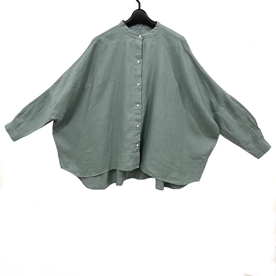 9 Japan Artisans 100% Linen Ultrawide Oversized Tops, Women's Fashion ...