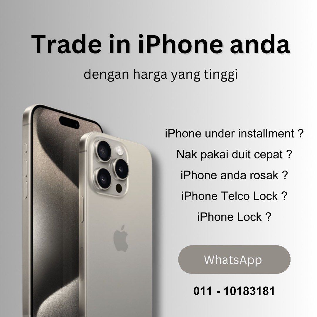 𝐉𝐔𝐀𝐋 𝐢𝐏𝐇𝐎𝐍𝐄 𝐀𝐍𝐃𝐀 𝐇𝐀𝐑𝐆𝐀 𝐓𝐈𝐍𝐆𝐆𝐈 !!!, Looking For on Carousell