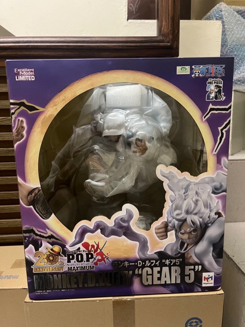 特價 代理版 MH限定 POP MAXIMUM 海賊王 魯夫 五檔 尼卡型態, 書籍、休閒與玩具, 玩具、公仔、桌遊在旋轉拍賣