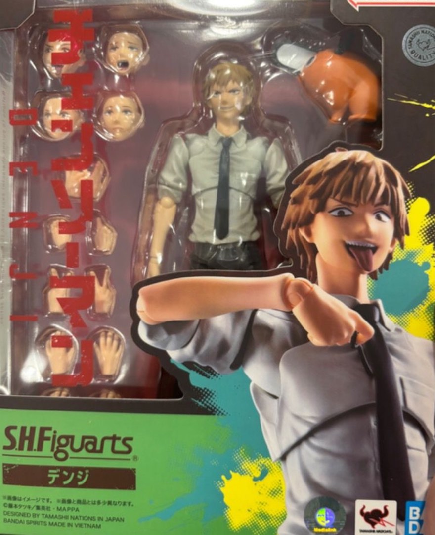 全新 Bandai Shf S.H.Figuarts Denji 鏈鋸人 波比 SHF DENJI 鏈鋸人 電鋸人 淀治 電次 波奇塔 波比 ...