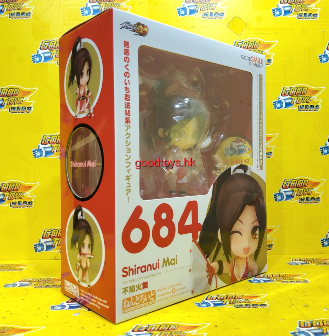 全新未開封 GOODSMILE NENDOROID SERIES 黏土人 684 THE KING OF FIGHTERS SHIRANUI ...