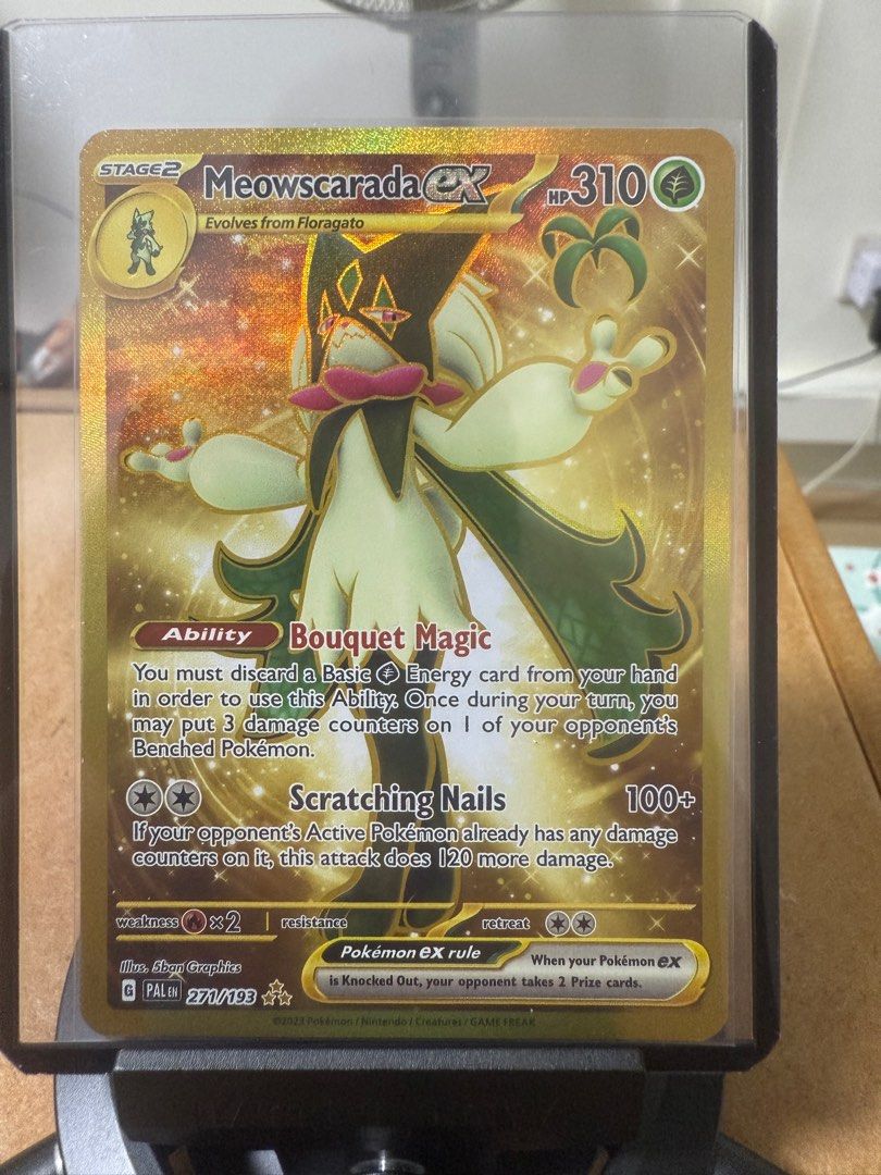 [ Meowscarada ex ] 271/193 Paldea Evolved HYPER RARE Pokemon TCG SV02 ...