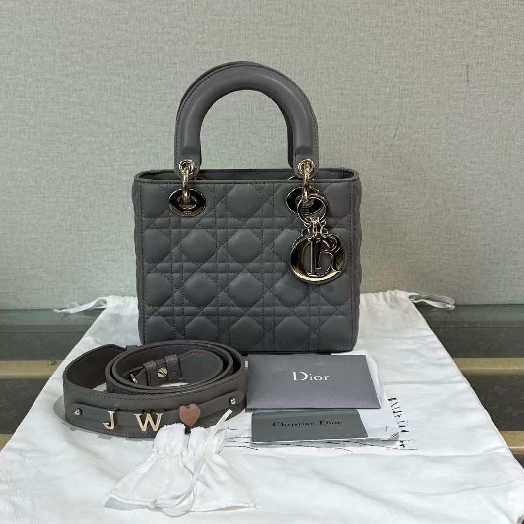 ABC lady dior grey, Luxury, Bags & Wallets on Carousell