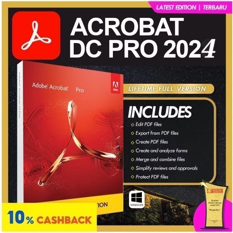 Adobe Acrobat Pro DC 2024/ 2023/ 2022 [ Win / Mac ] wjw, Computers & Tech, Parts & Accessories ...