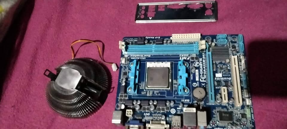 AMD 3400 with motherboard, Computers & Tech, Parts & Accessories ...