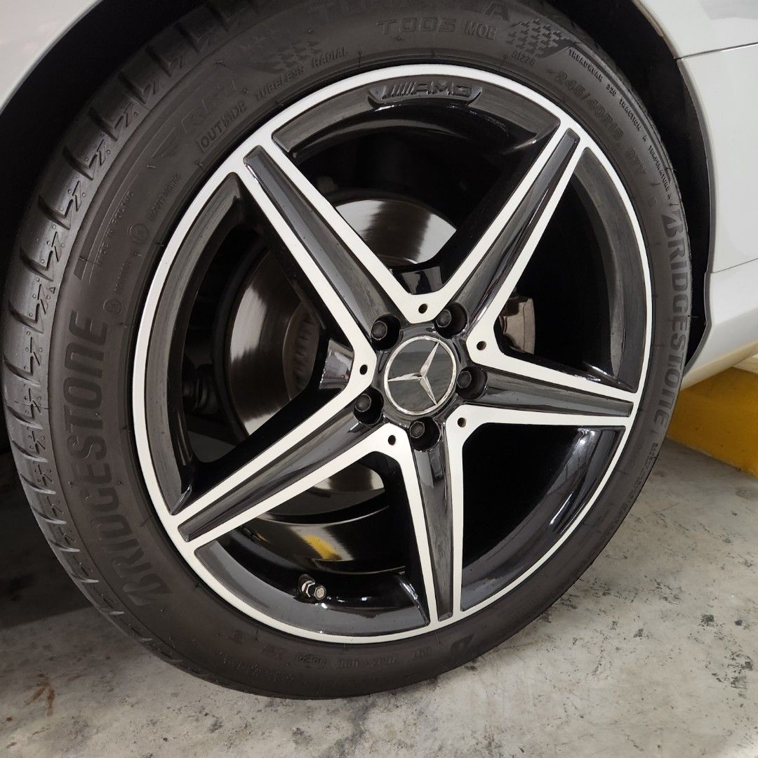AMG C43 Wheels Rims for C-Class W205, Car Accessories, Tyres & Rims on ...