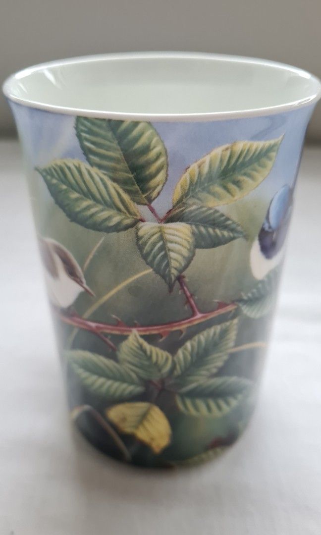 Ashdene England bone china mug depicting bird nature scenery by Natalie ...