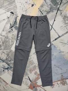 Asics Track Pant, Men's Fashion, Bottoms, Trousers on Carousell