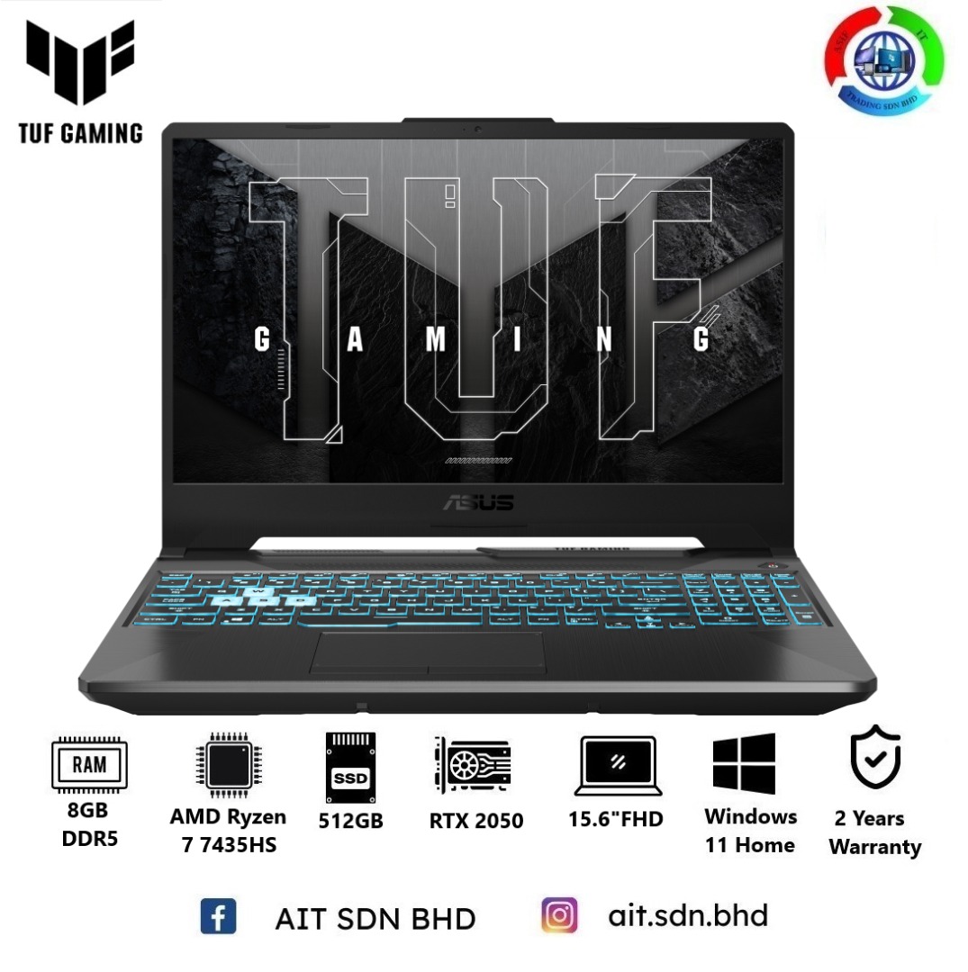 ASUS TUF Gaming A15 FA506N-FRHN666W 15.6"FHD 144Hz Gaming Laptop AMD ...