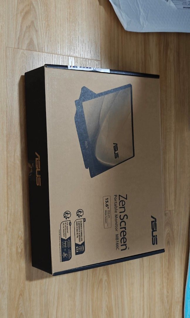 ASUS ZenScreen MB166C Portable USB type C Monitor, Computers & Tech ...