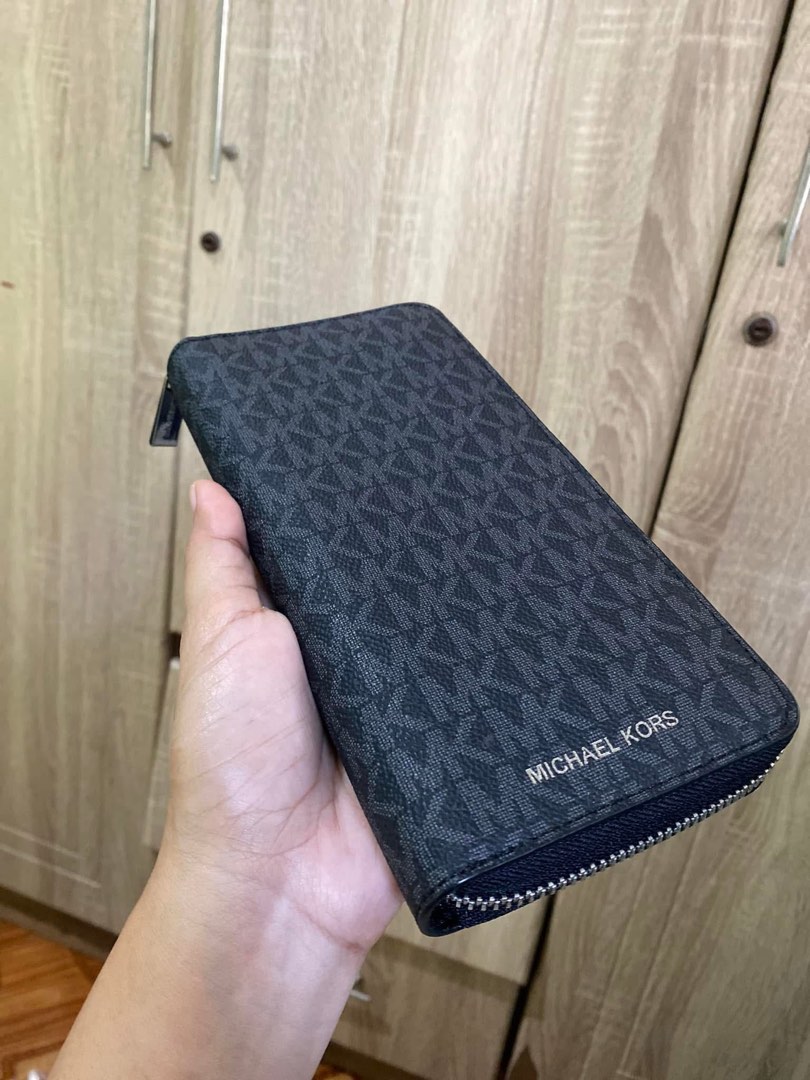 Authentic MK Long wallet, Luxury, Bags & Wallets on Carousell