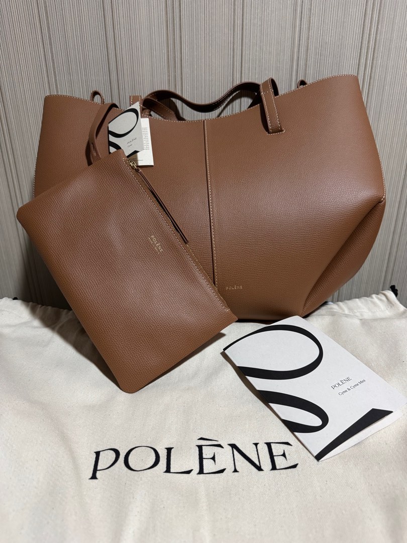 Authentic Polene Cyme Regular in Camel, Luxury, Bags & Wallets on Carousell