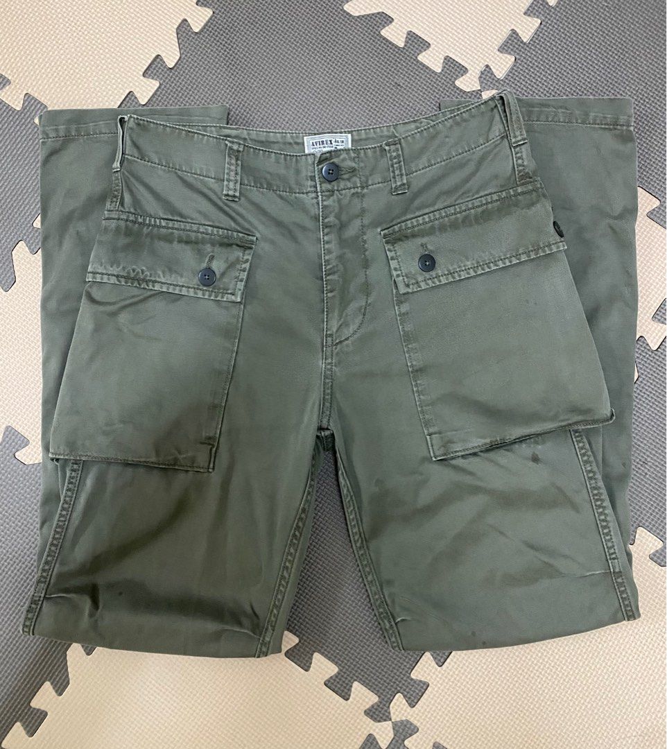 Avirex Usmc Monkey Pants, Men's Fashion, Bottoms, Trousers on Carousell