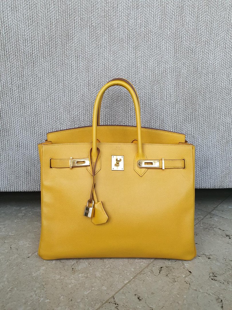 B35 epsom GHW stamp A square (kunci, gembok, clochette), Barang Mewah ...