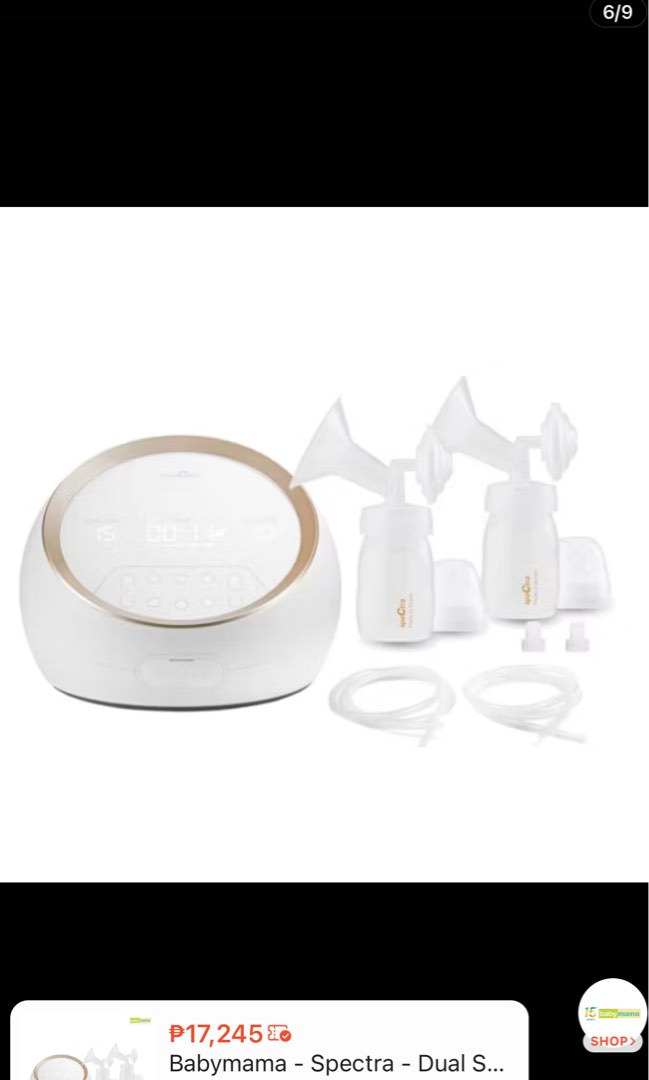 Babymama - Spectra - Dual S Hospital-Grade Double Electric Breast Pump ...