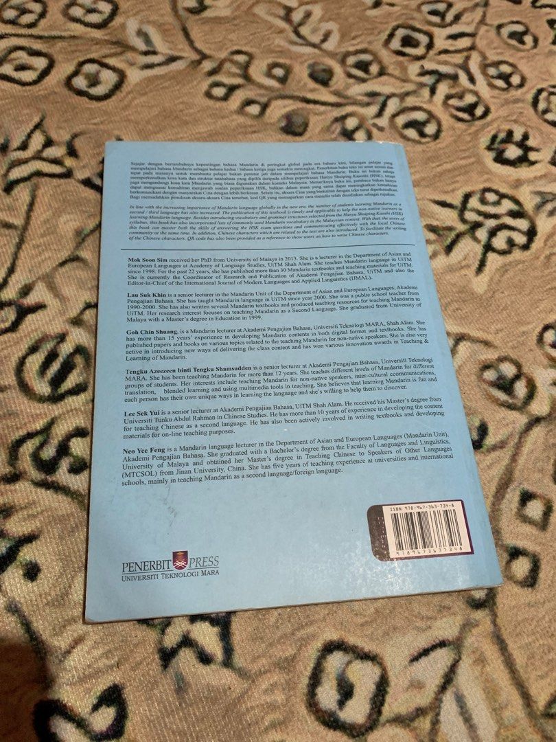 BAHASA MANDARIN PERMULAAN 2 (INTRODUCTORY MANDARIN LEVEL 2), Hobbies ...