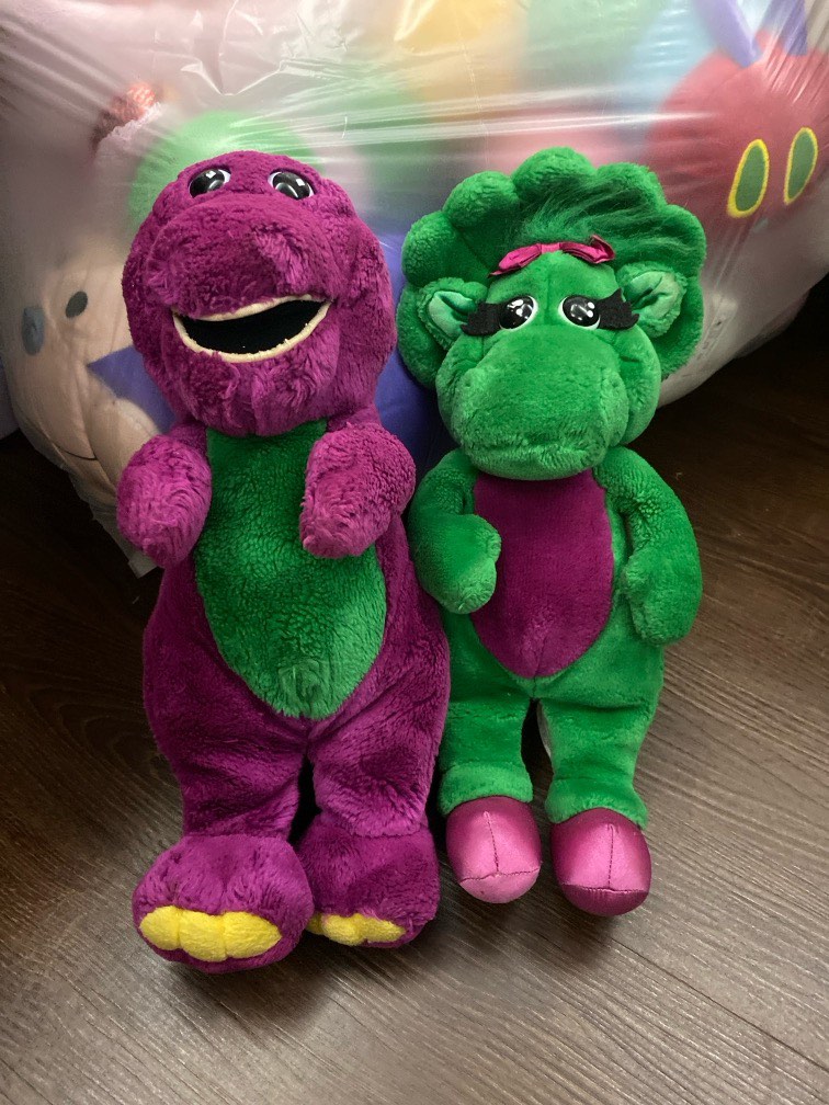 Barney Plush Combo, Hobbies & Toys, Toys & Games on Carousell