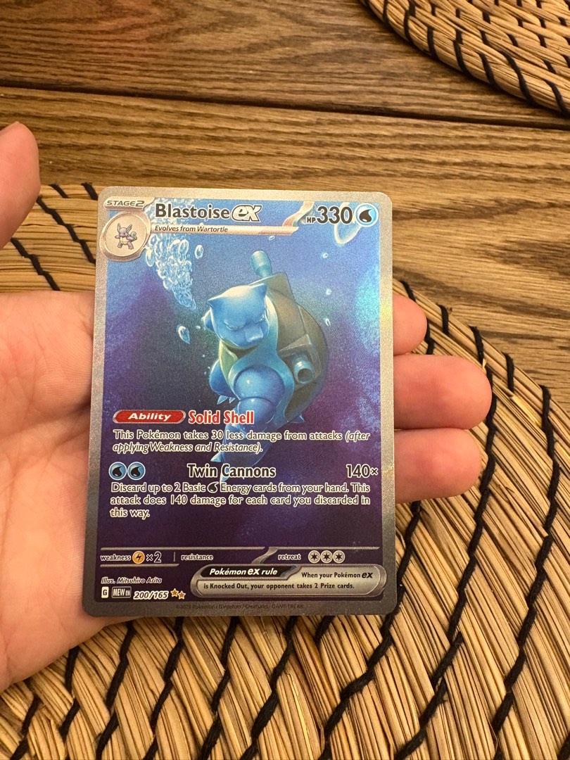 Blastoise Ex Sir for sale, Hobbies & Toys, Toys & Games on Carousell