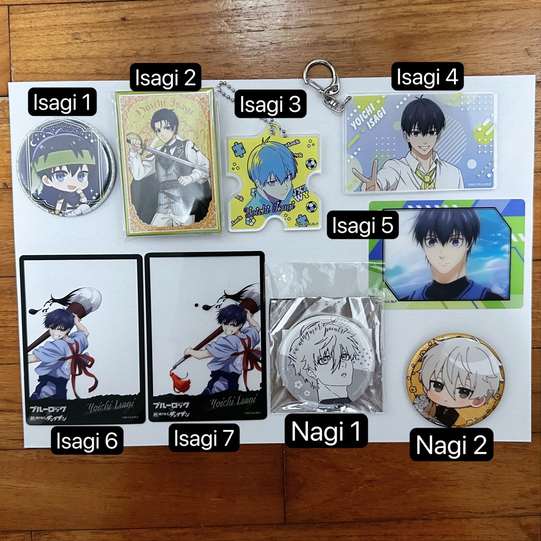 Blue Lock Assorted Merchandise (check description for prices), Hobbies ...