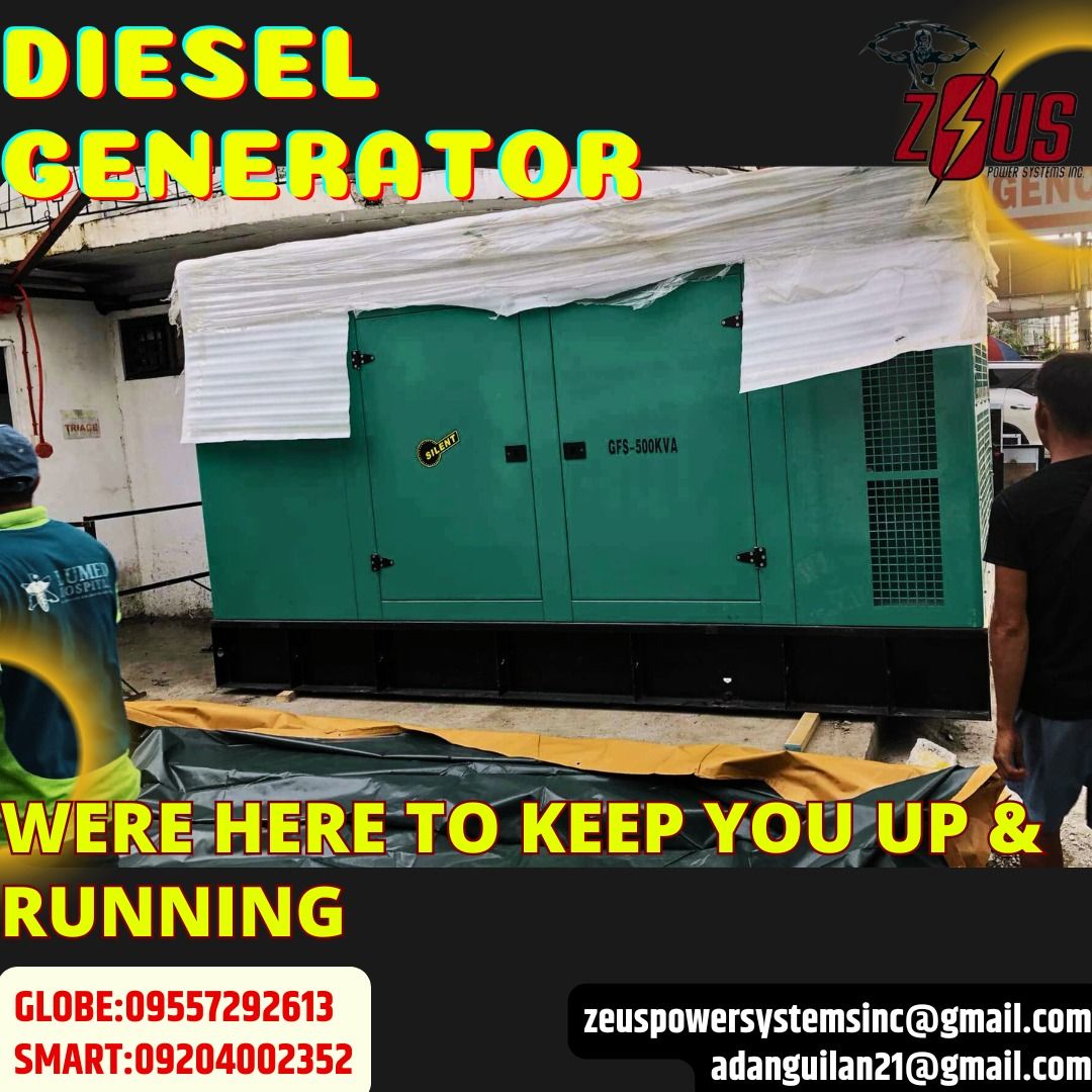 BRANDNEW GENERATOR SET - 100KVA 200KVA 300KVA 400KVA 500KVA 750KVA ...