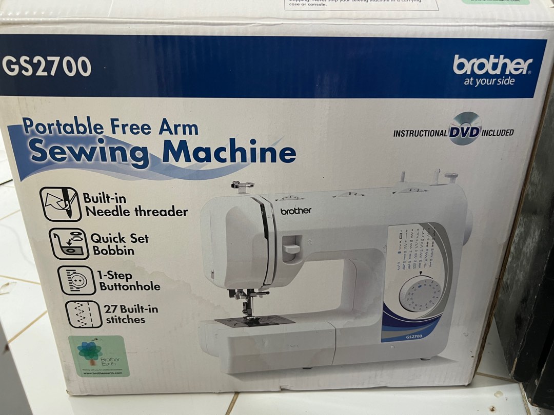 Brother GS 2700 portable sewing machine, TV & Home Appliances, Other ...