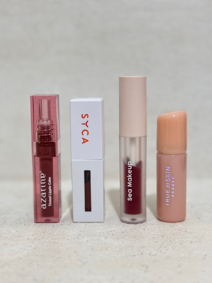 Bundling lip tint- Azarine, Syca, Sea Makeup, True To Skin, Kesehatan ...