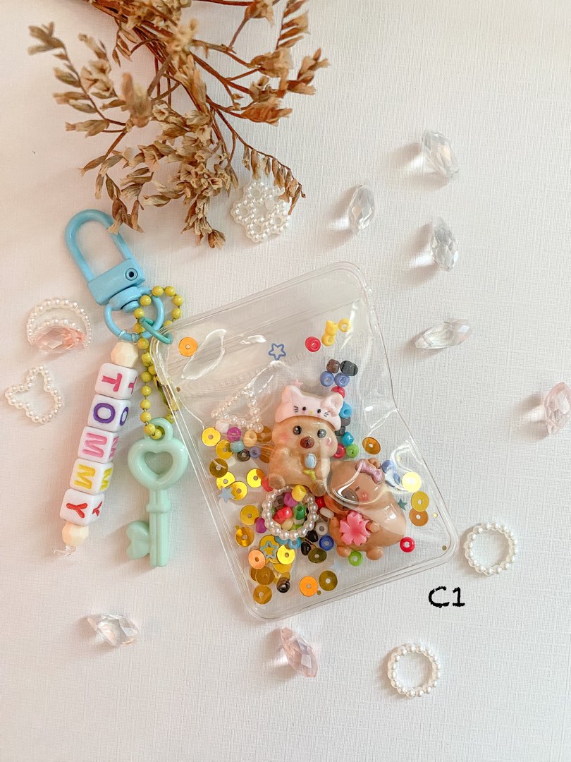 Capybara keychain / Children Day Gifts / Farewell / Customised Name ...