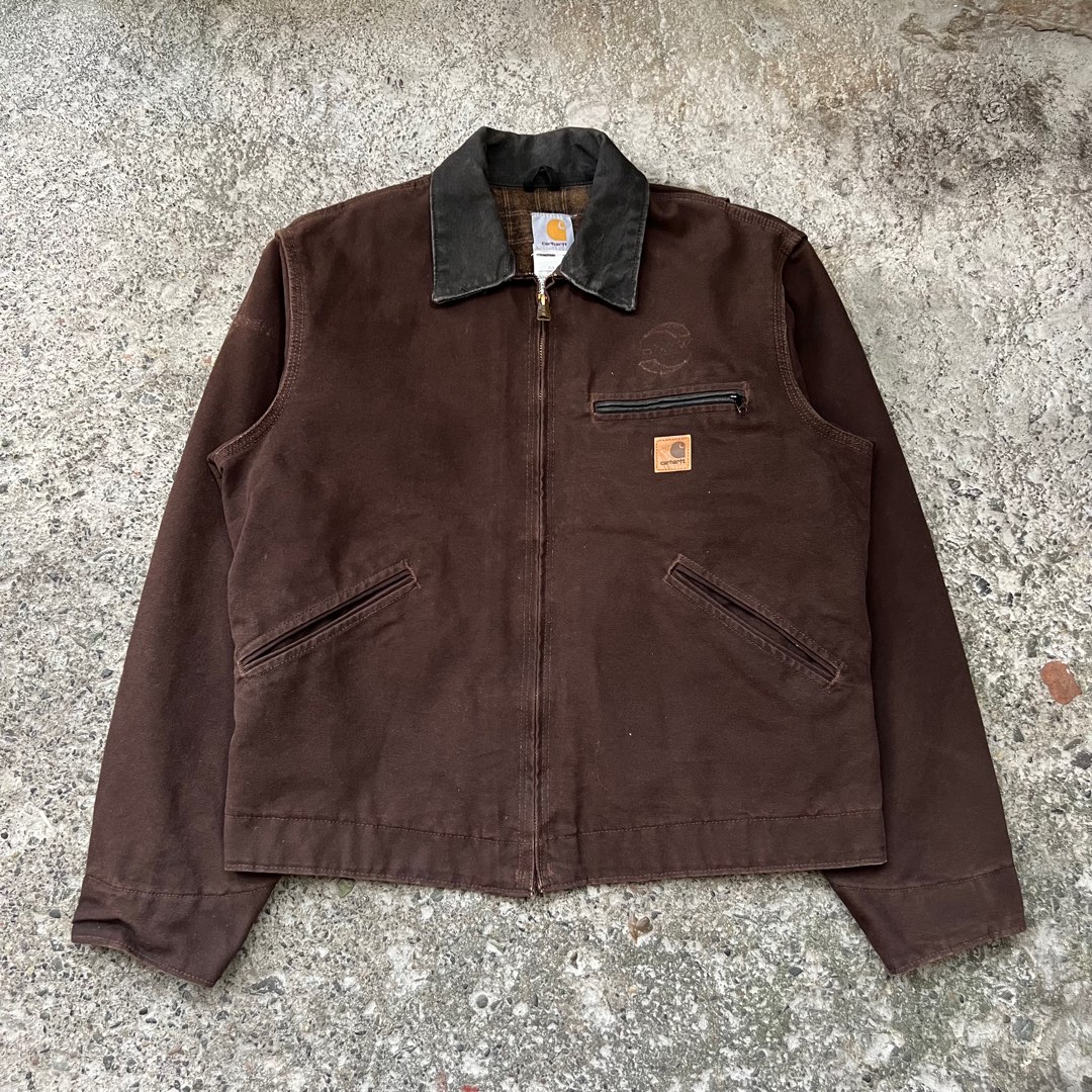 Carhartt Detroit Jacket J97 DKB, Men's Fashion, Coats, Jackets and Outerwear on Carousell