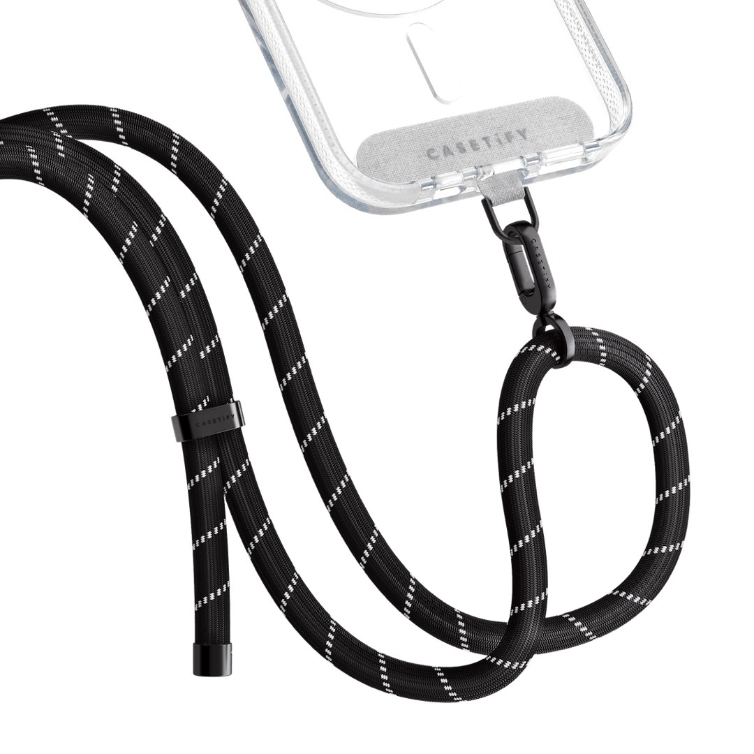 Casetify Robe Cross-Body Strap in Black [8mm], Mobile Phones & Gadgets ...