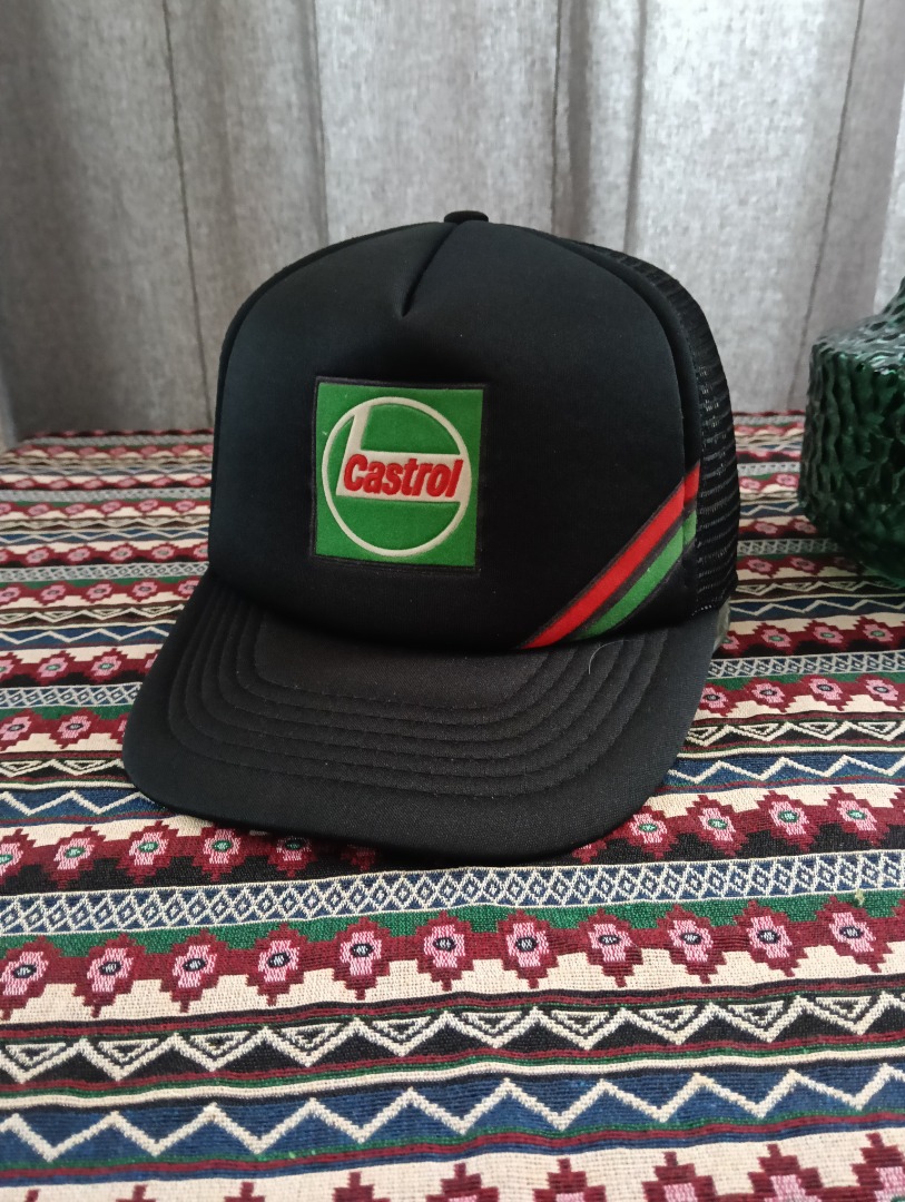 Castrol Trucker Cap, Men's Fashion, Watches & Accessories, Cap & Hats on Carousell