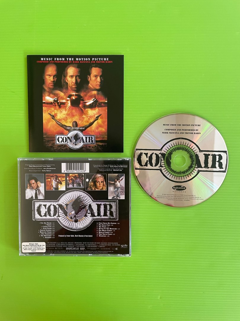 CD Con Air Music From The Motion Picture, Hobbies & Toys, Music & Media ...
