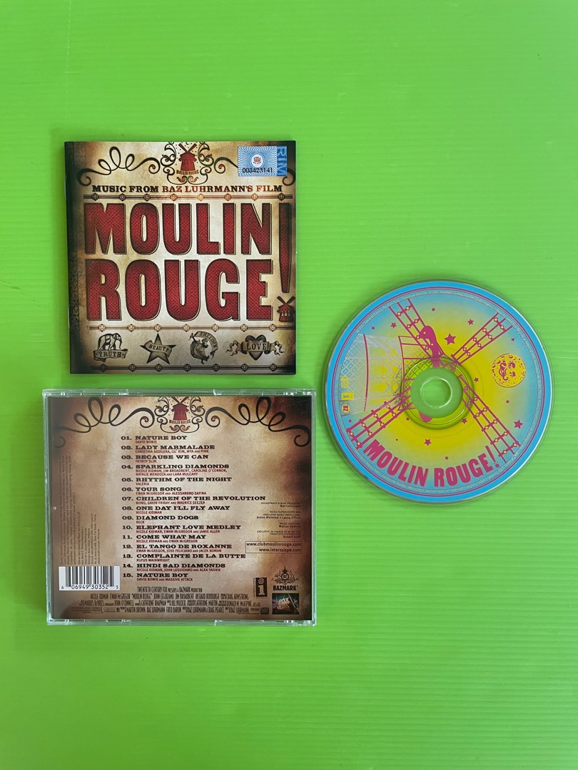 CD Moulin Rouge Music From Baz Luhrmann’s Film Soundtrack , Hobbies ...