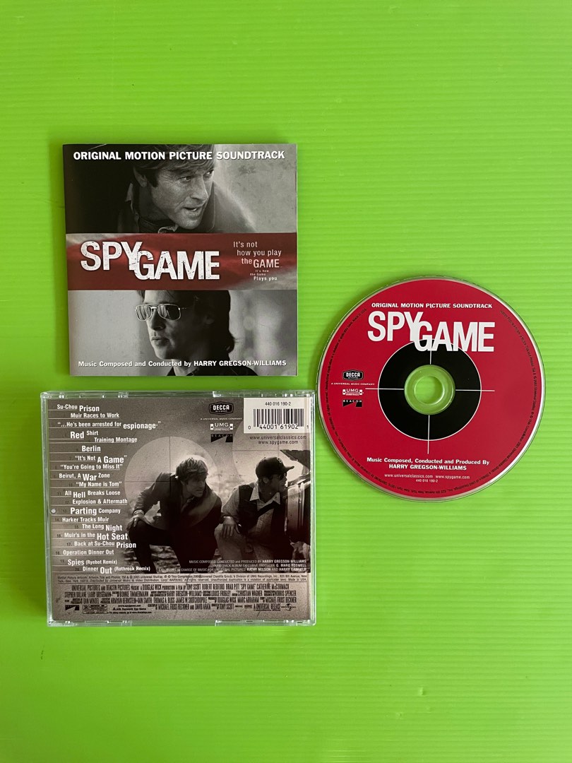 CD Spy Game Original Motion Picture Soundtrack, Hobbies & Toys, Music & Media, CDs & DVDs on ...