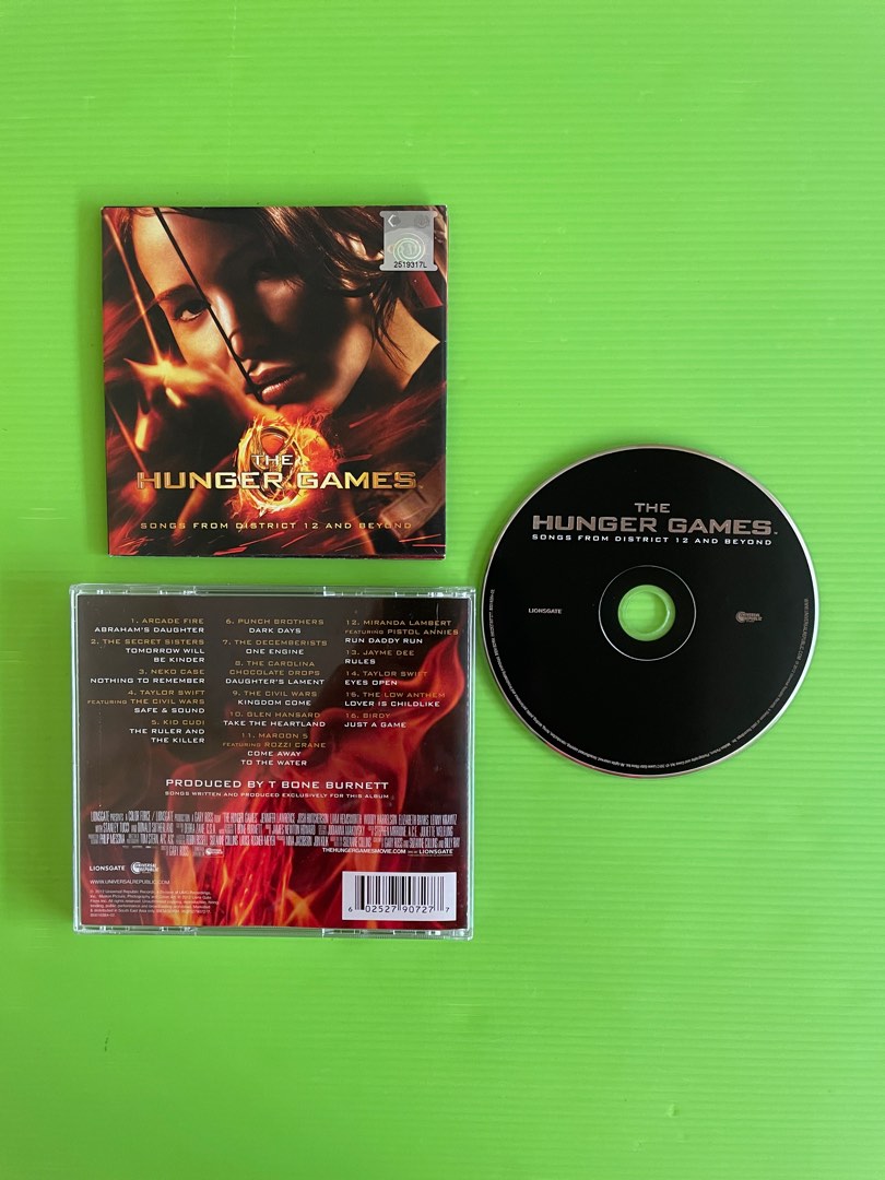 CD The Hunger Games Songs From District 12 & Beyond, Hobbies & Toys ...