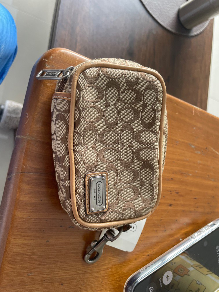 Coach card pouch, Luxury, Bags & Wallets on Carousell