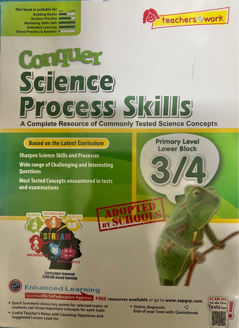 Conquer Science Process Skills P3 & 4, Hobbies & Toys, Books ...