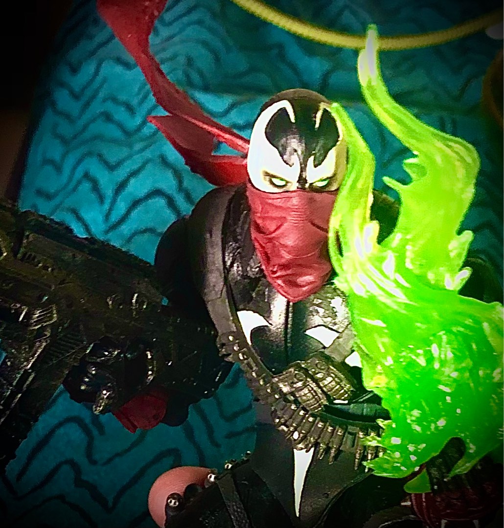 Custom Mcfarlane Toys MK11 Commando Spawn + Alley throne, Hobbies & Toys, Toys & Games on Carousell